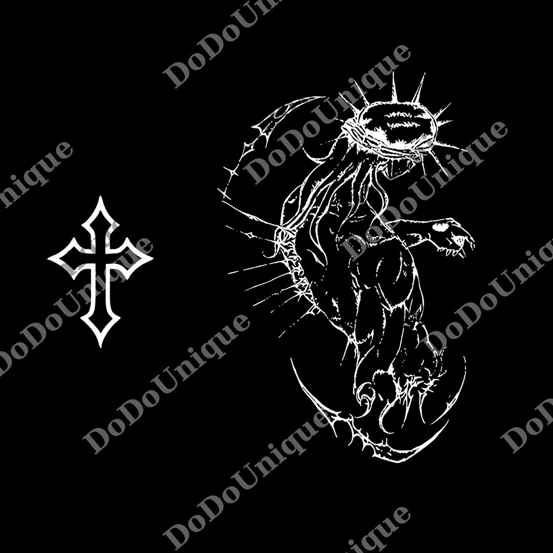 Brandless JJBA Jesus Png, Vintage Cross Png, Menswear Gift Gym Png ...