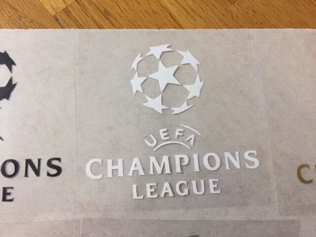 UEFA CHAMPIONS LEAGUE Flocking Patch 6.5 Cm by 6 Cm - Etsy