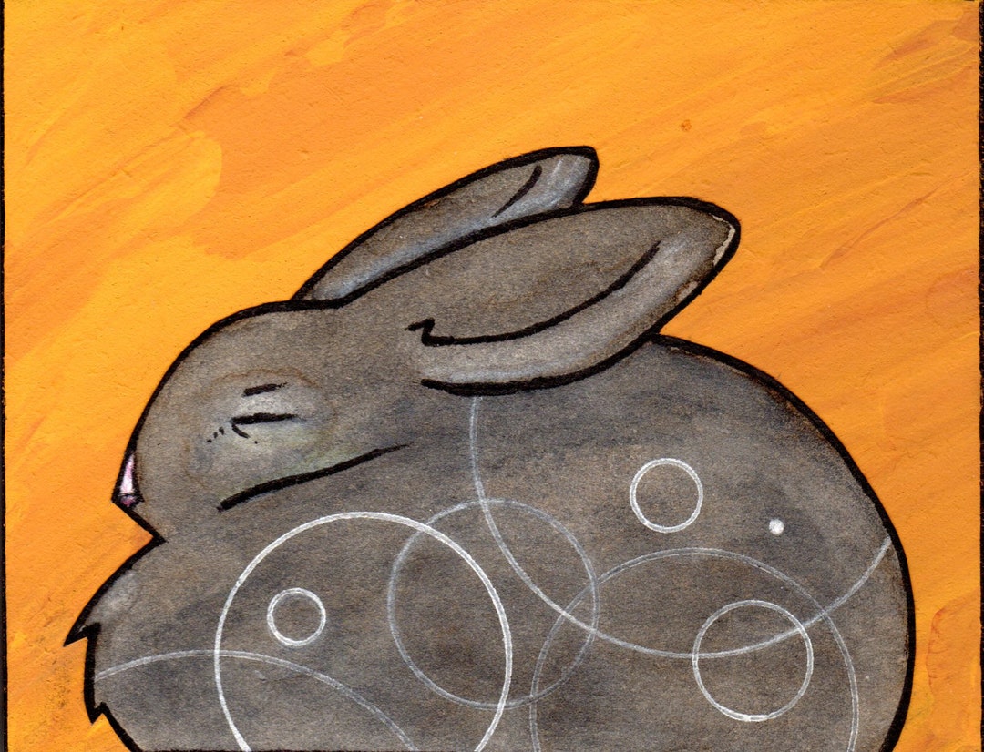 Storyblock- Sleep of the Celestial Hare - Etsy