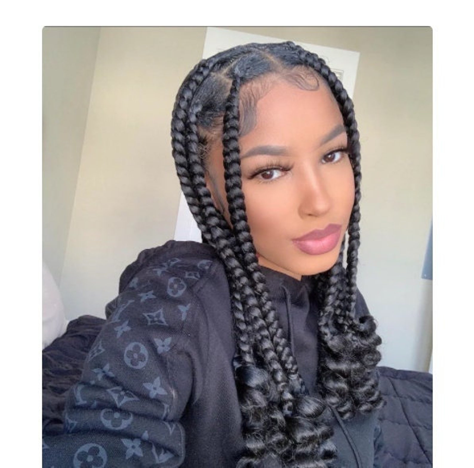 Braided Wig. Corn Row Braids Wig for Black Women.gift for Women ...