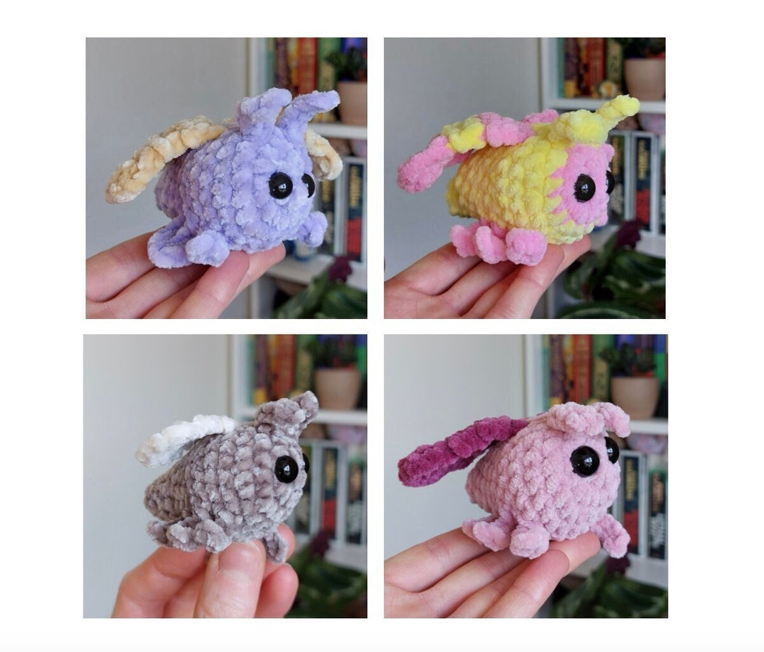 PATTERN Margot the Mini Moth - Amigurumi Moth Insect Bug Pattern ...