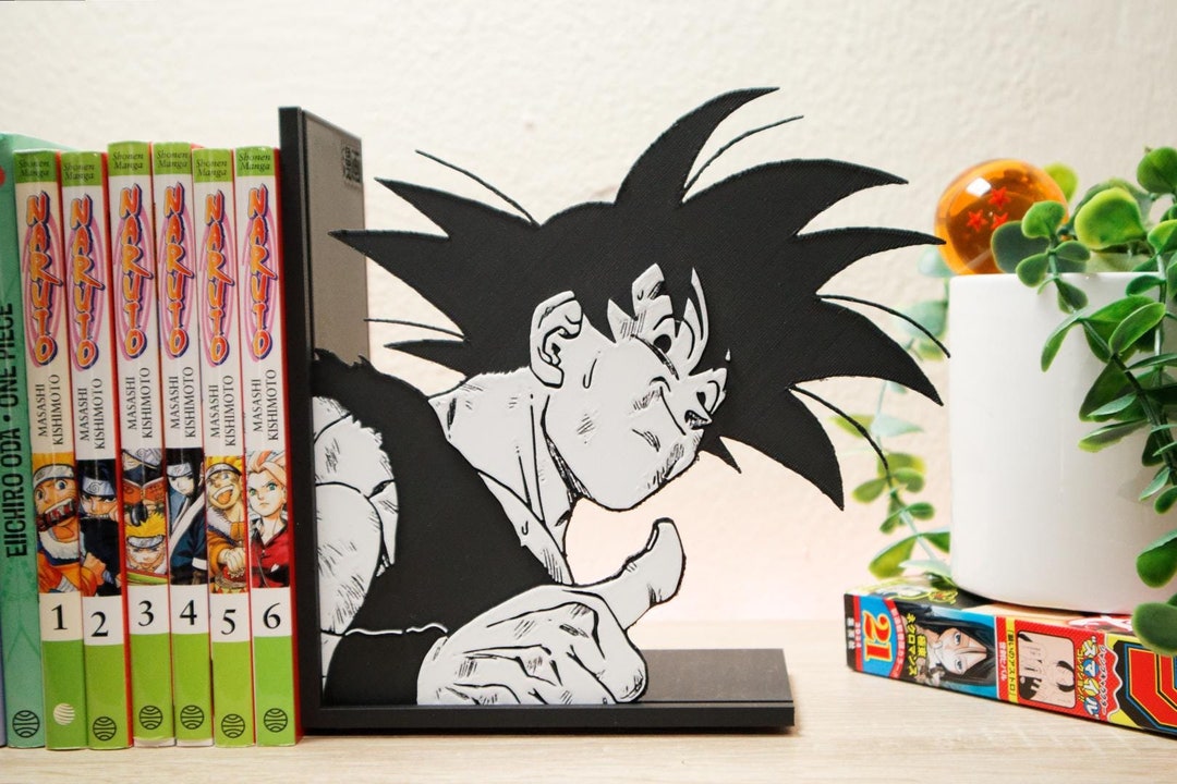 Son Goku Bookends, Dragon Ball Dragon Ball Decor Dragon Ball Gift Anime ...