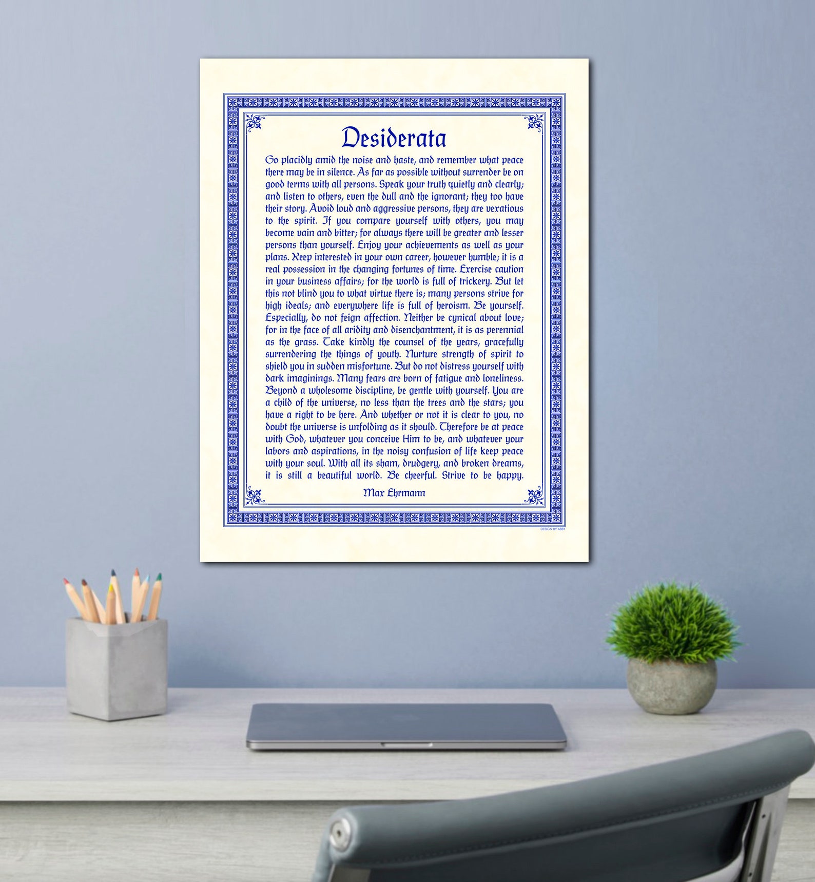 Desiderata Printable | Desiderata Poem | Desiderata Print | Desiderata ...