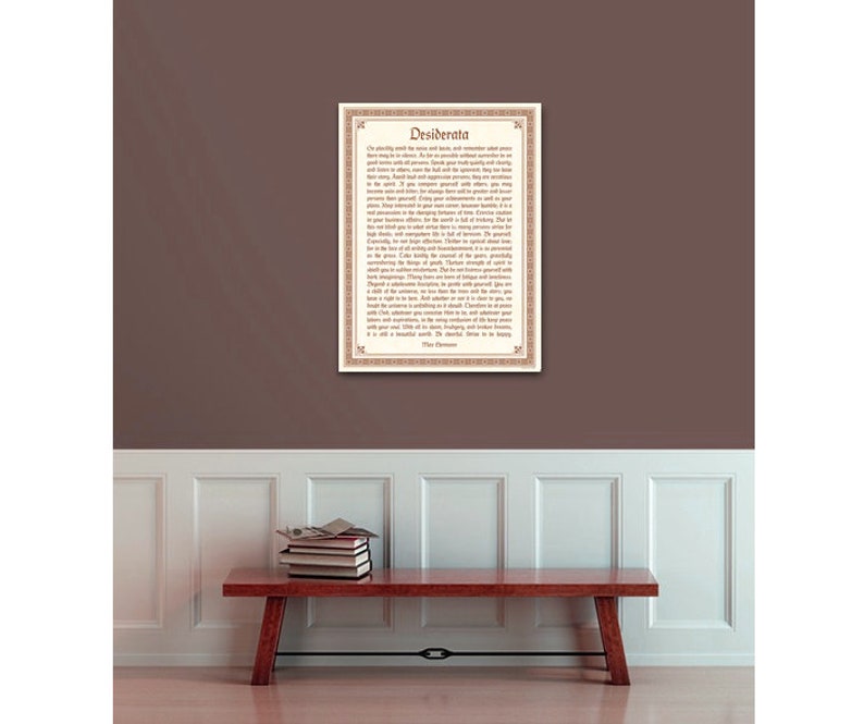 Desiderata Printable | Desiderata Poem | Desiderata Print | Desiderata ...