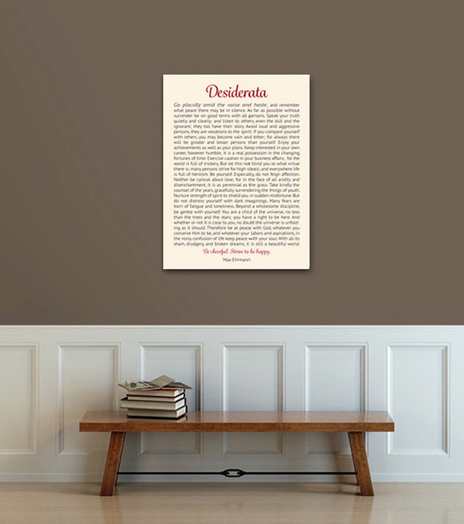 Desiderata Spanish Poem Printable | Desiderata En Español (digital ...
