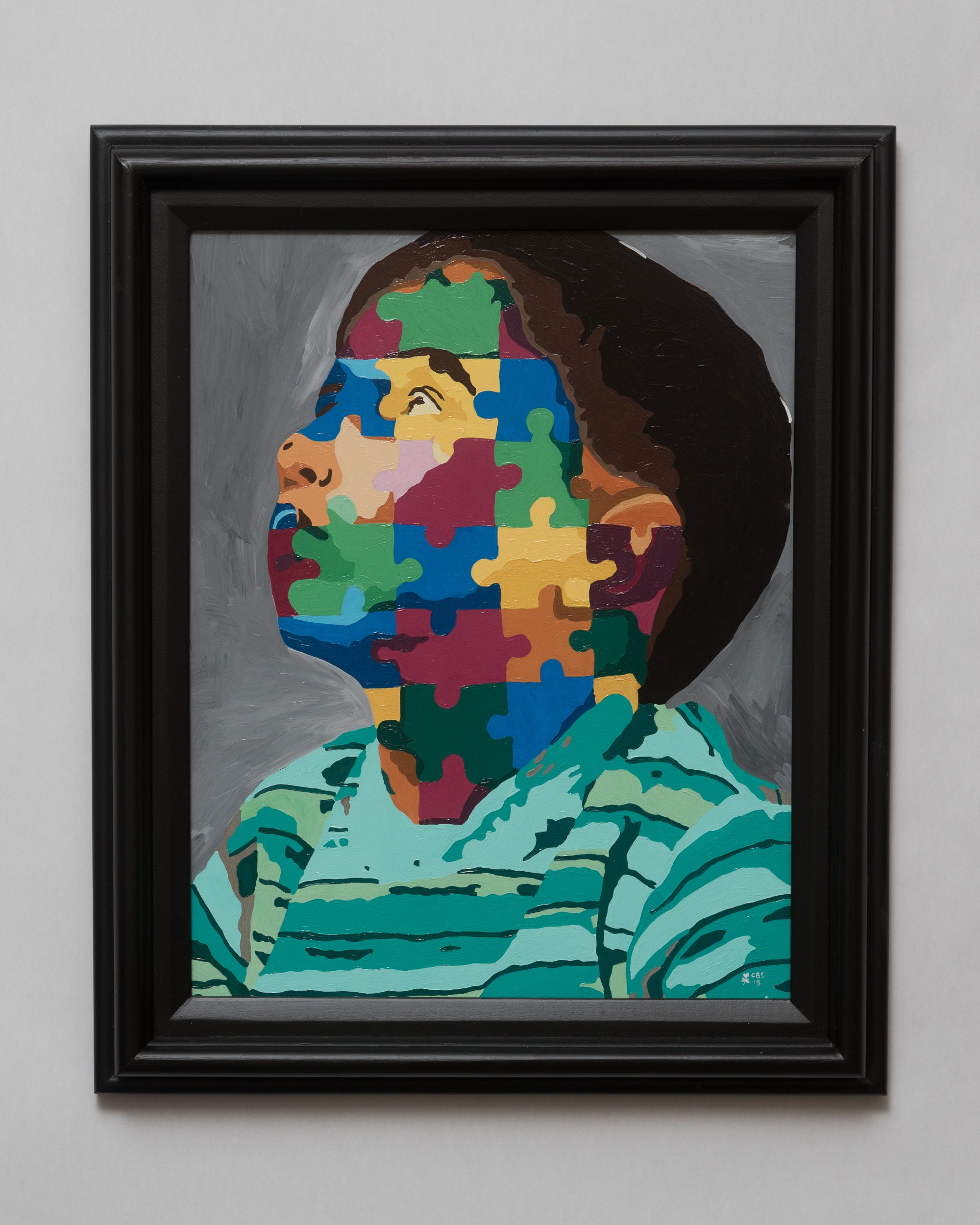 Original Acrylic Portrait Autism Awareness Painting so Much More - Etsy