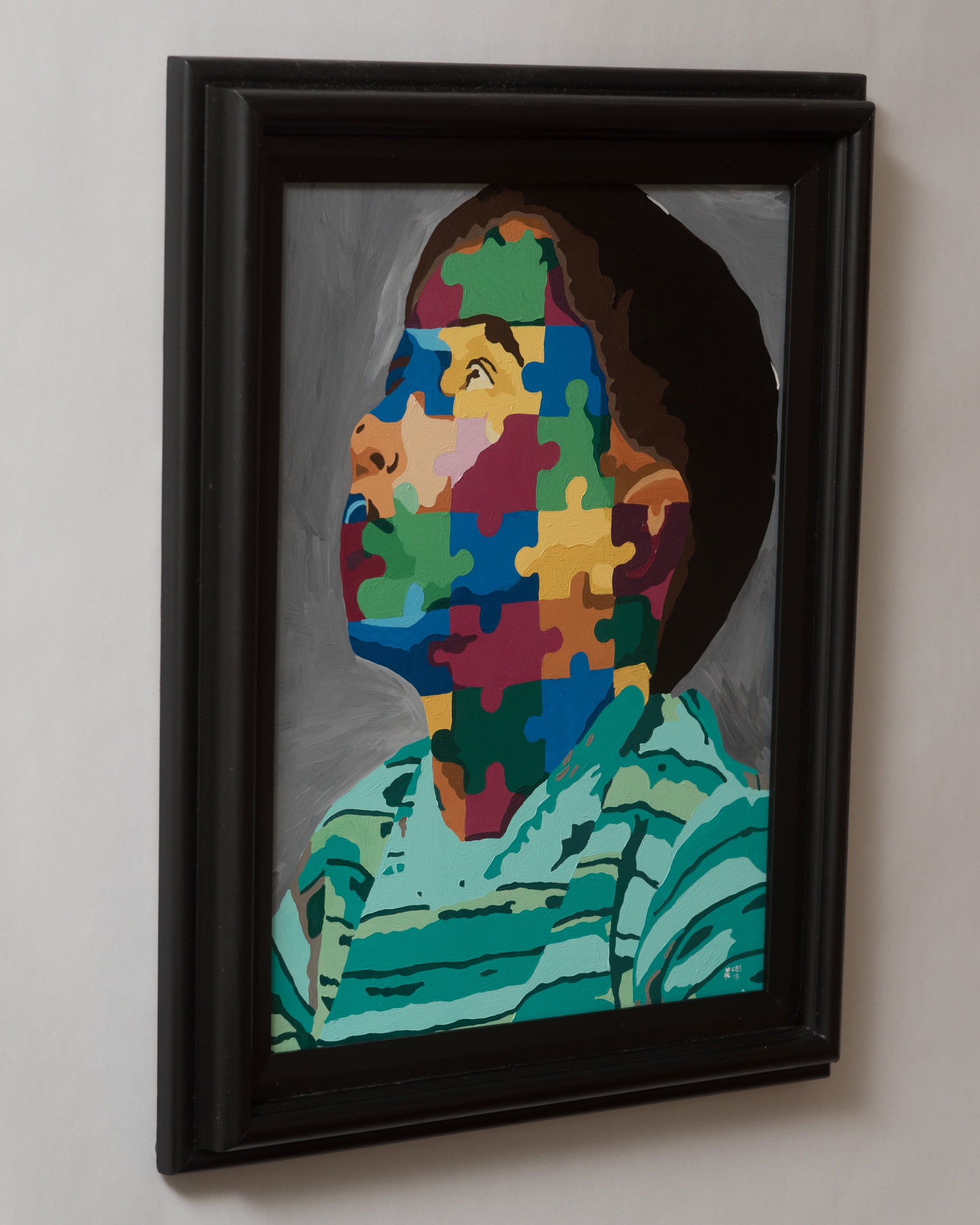 Original Acrylic Portrait Autism Awareness Painting so Much More - Etsy