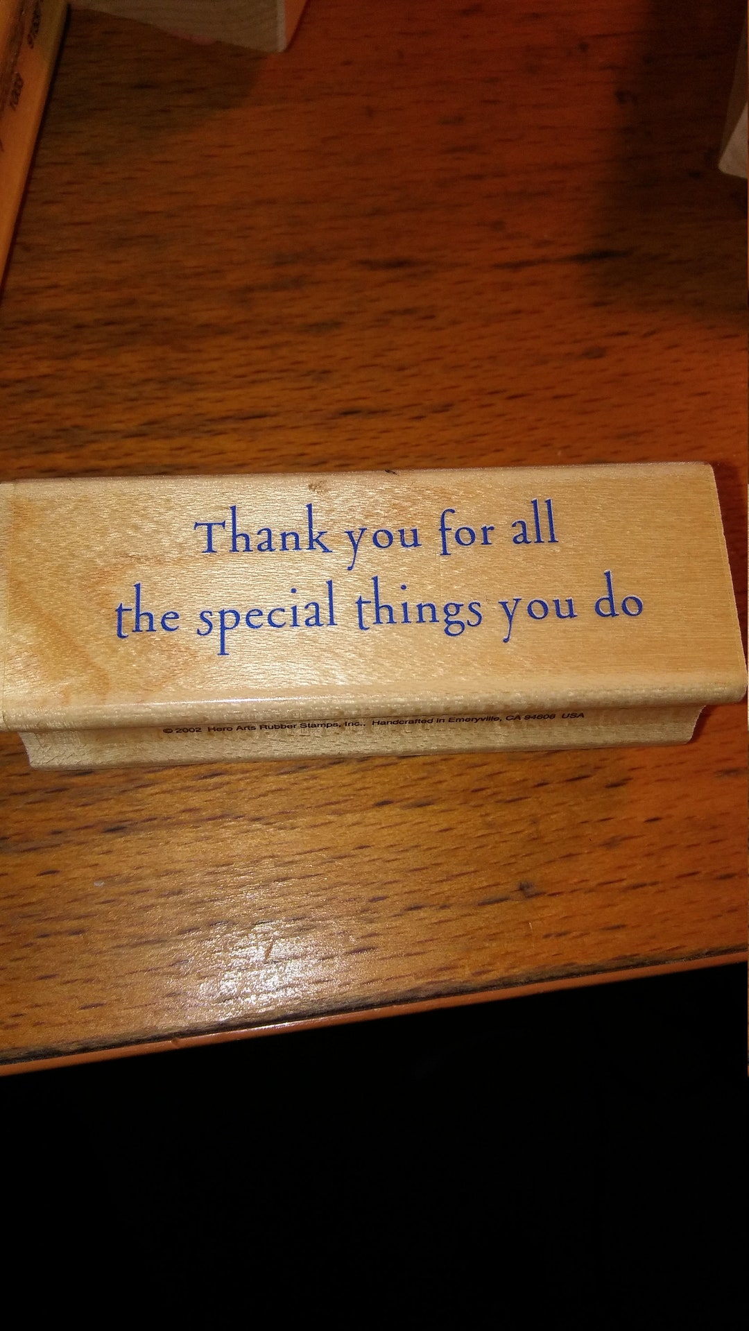 New thank You for All the Special Things You Do Quote Words Rubberstamp ...