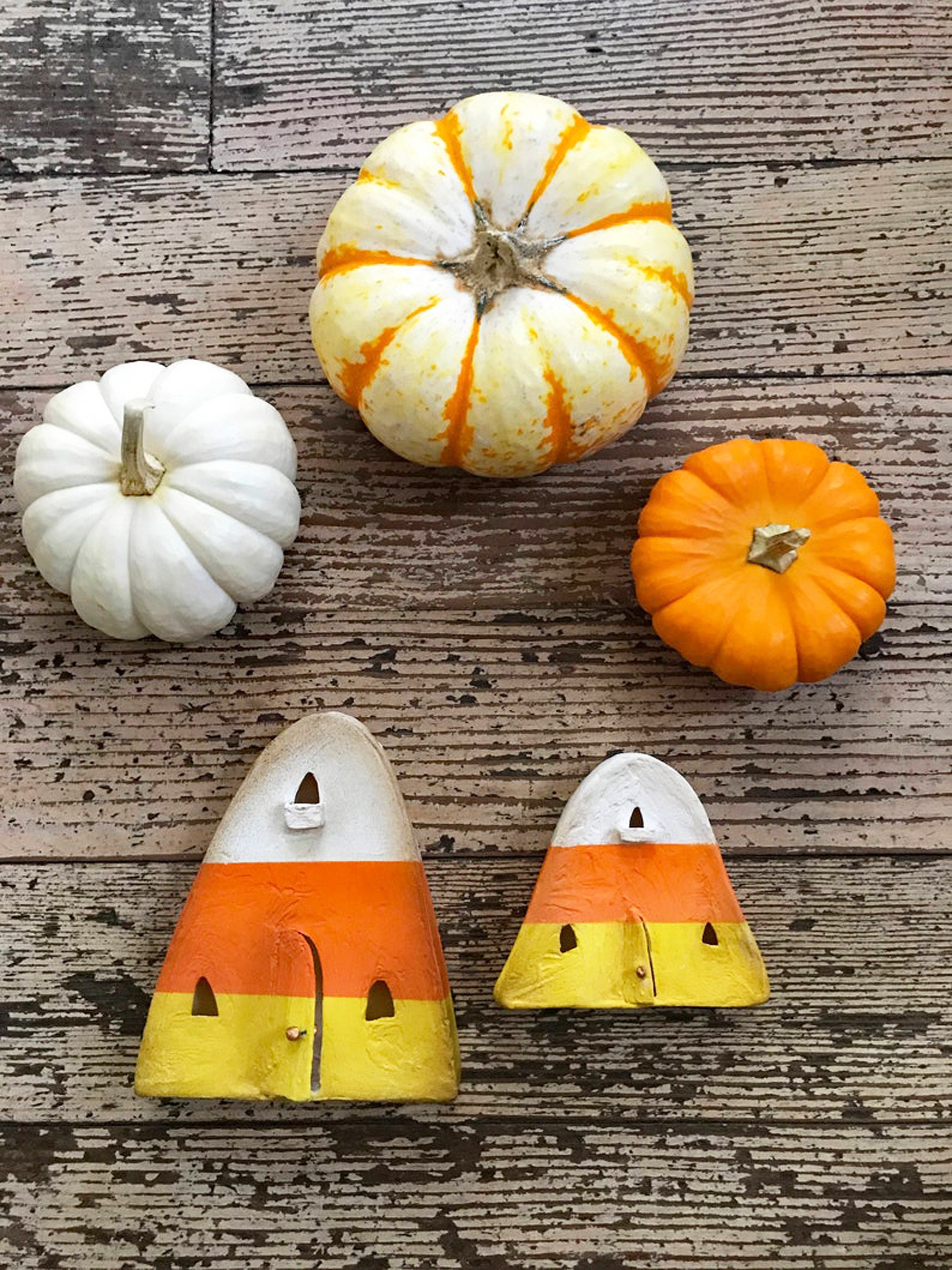 CANDY CORN HOUSE Ornament | Candy Corn House Decoration | Candy Corn ...