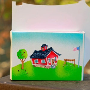 Red School House Candy Box: Teacher Appreciation Gift - Etsy