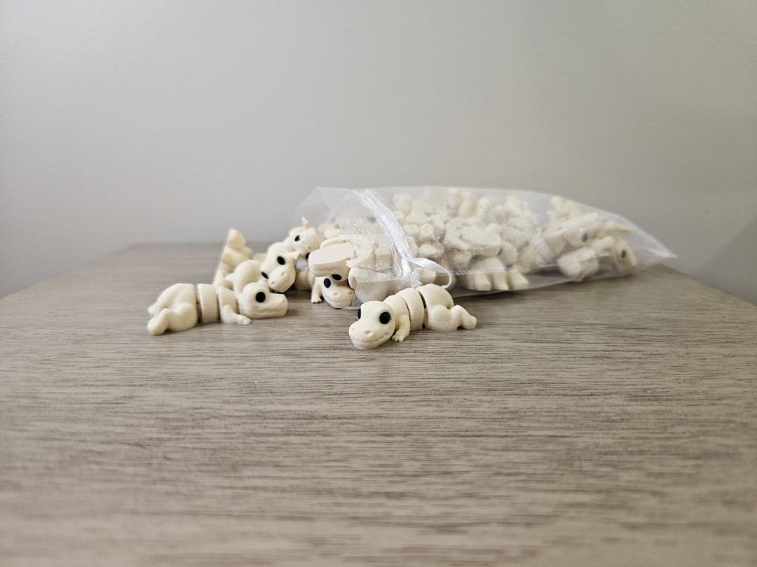 Mini Articulated T-rex Bone White - Etsy