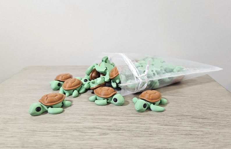 Mini Articulated Turtles - Etsy