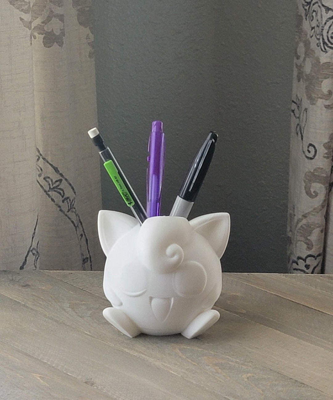 Jigglypuff Pokemon Minimalist Planter Pen Holder Succulent Planter DIY ...