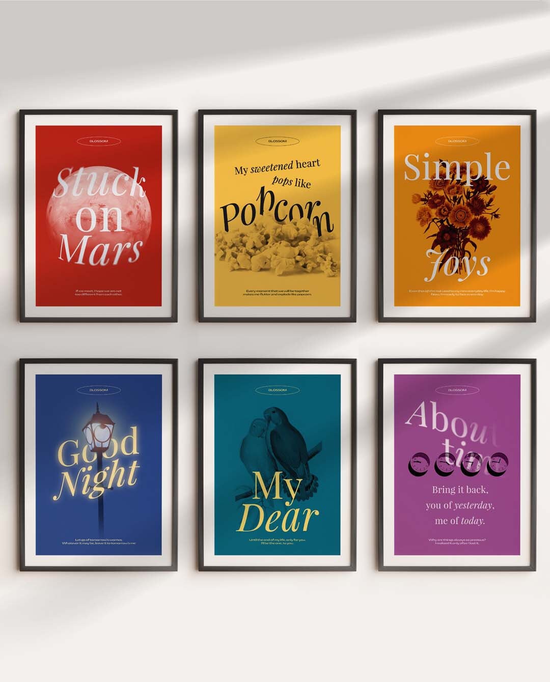 Doh Kyungsoo Blossom Album Poster Set L KPOP EXO Lyrics Digital Vintage ...