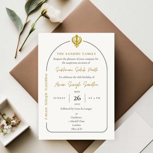 Sukhmani Sahib Paath Invitation | Digital | Editable | Instant Download ...