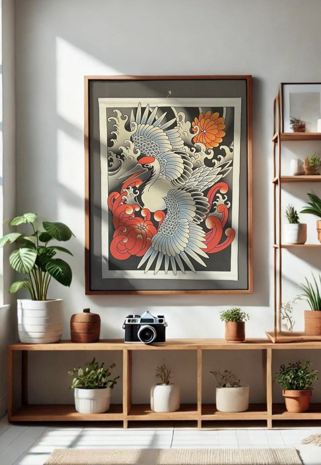 Japanese Printable Canvas Design Irrezumi Tattoo Digital Canvas ...