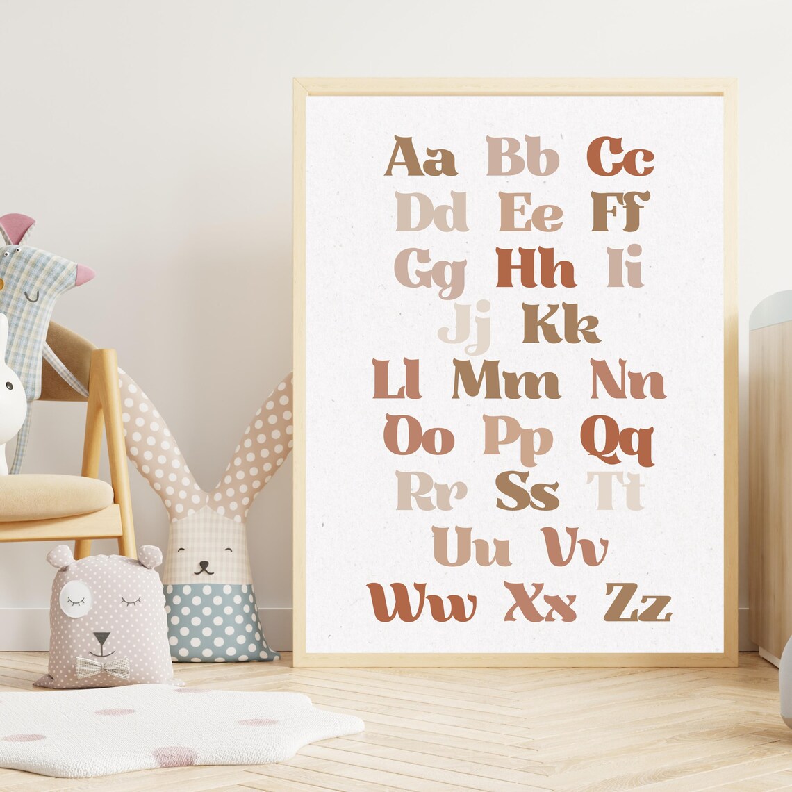 Educational Poster, Childrens Poster, Homeschool Resource, ABC Poster ...