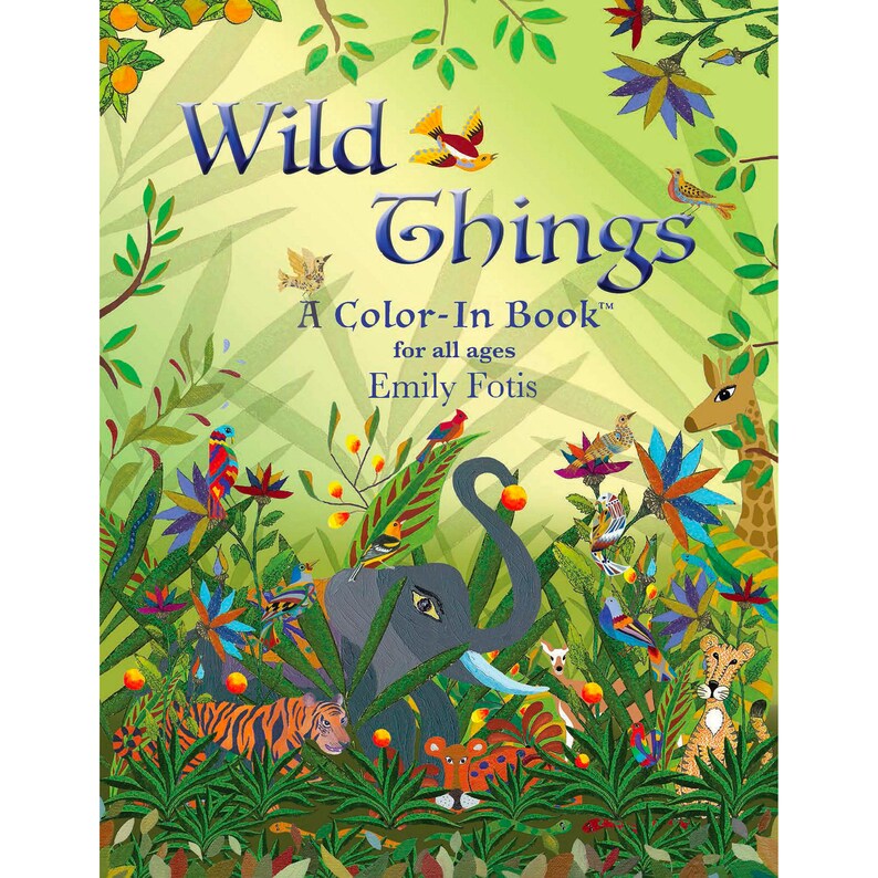 Digital Printable Download Wild Things Coloring Book Beauty in the ...