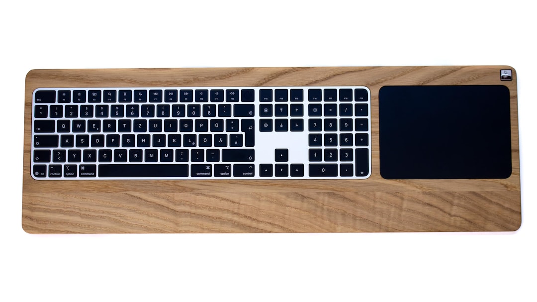 Woody's Numeric Trackpadtray 2021 Made of Oak Wood Holder for Apple ...