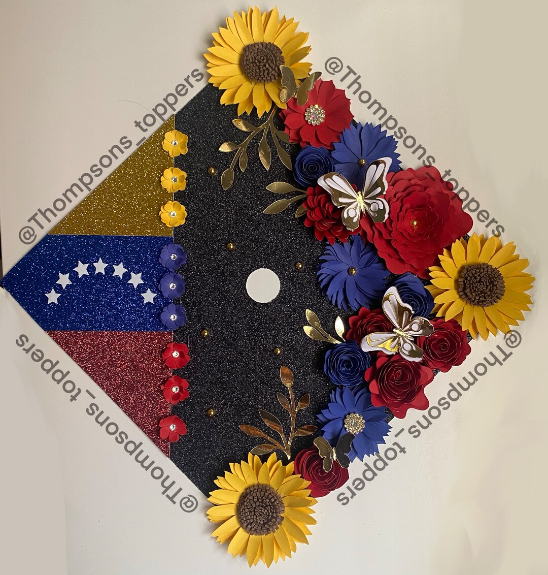 Venezuela Graduation Cap Topper - Etsy