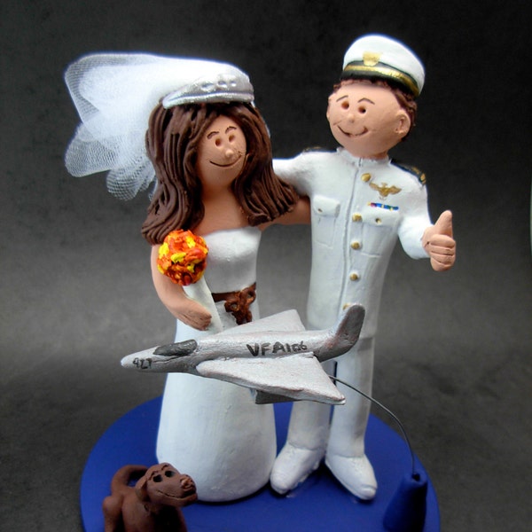 Camo Wedding Cake Topper - Etsy