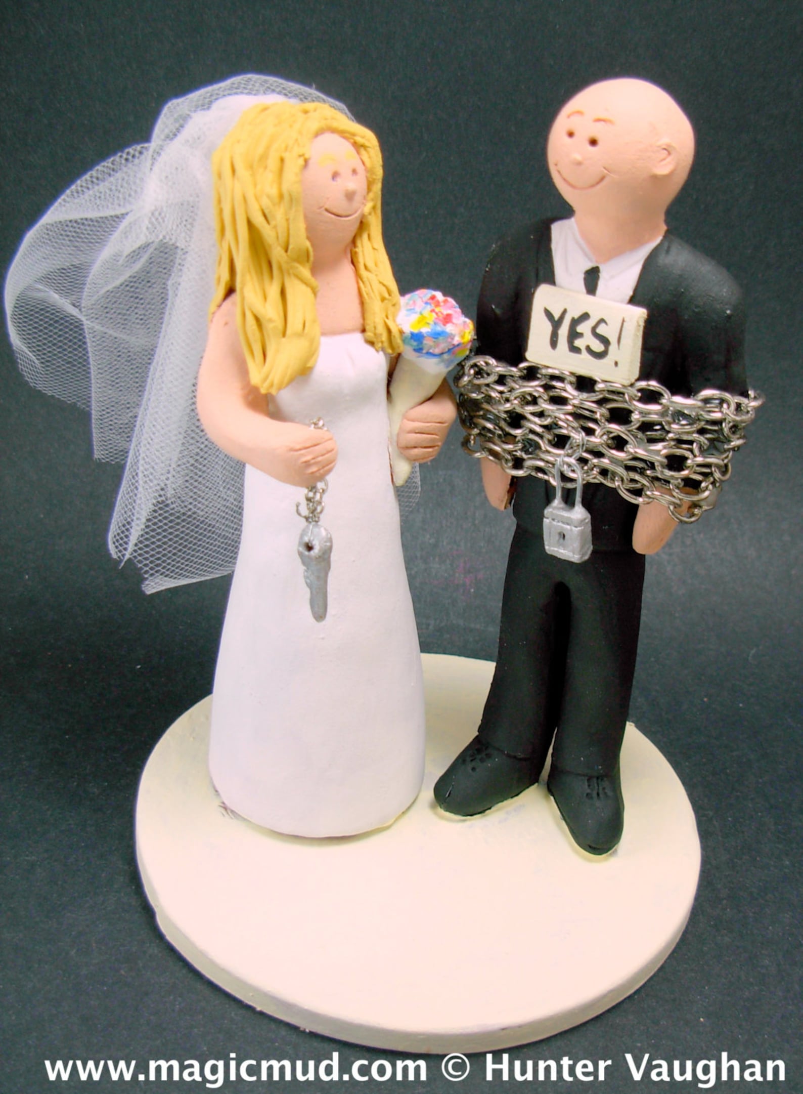 Heineken Vs Corona Beer Drinking Bride and Groom Wedding Cake Topper ...