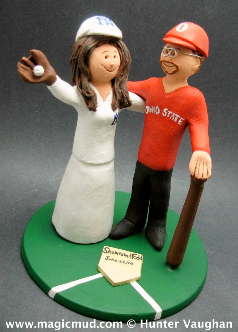 Ohio State Buckeyes Wedding Cake Topper,yankees Bride Wedding Cake ...