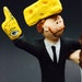 Green Bay Packers "cheesehead" Football Wedding Cake Topper, St. Louis ...