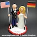 International Flags Wedding Cake Topper - Canadian Flag Wedding Cake ...