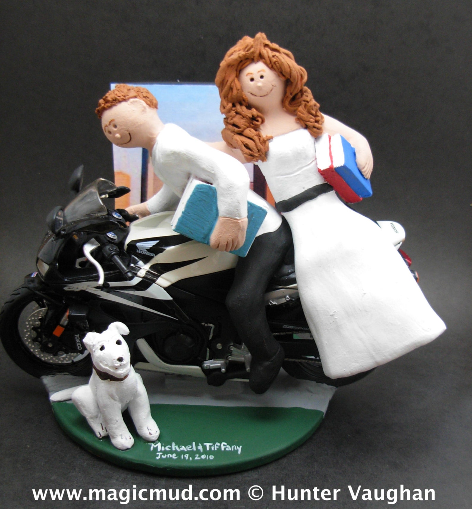 Sportbike Motorcycle Wedding Cake Topper, Crotch Rocket Wedding Cake ...