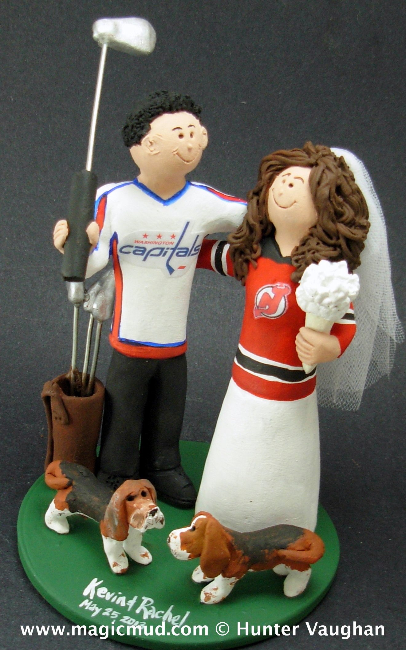 Golfing Wedding Cake Toppers Custom Made Golfers Wedding Cake - Etsy