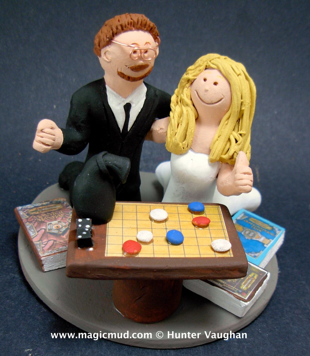 Dungeon and Dragon Board Game Players Wedding Cake Topper - Geeks ...
