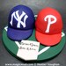 Yankees Vs Phillies Baseball Wedding Cake Topper, Red Sox Wedding ...