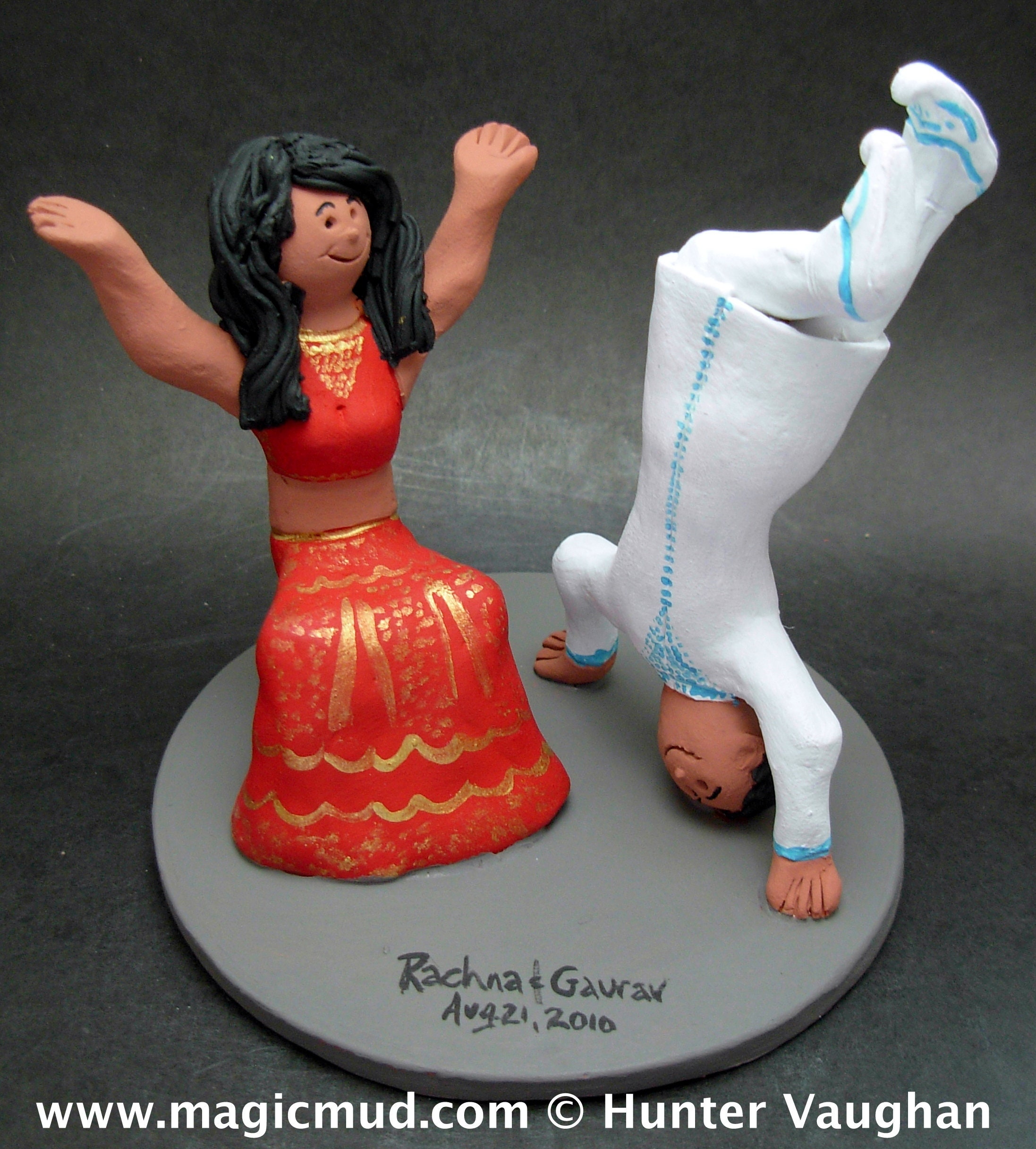 Bride in Sari Wedding Cake Topper, East Indian Bride Wedding Cake ...