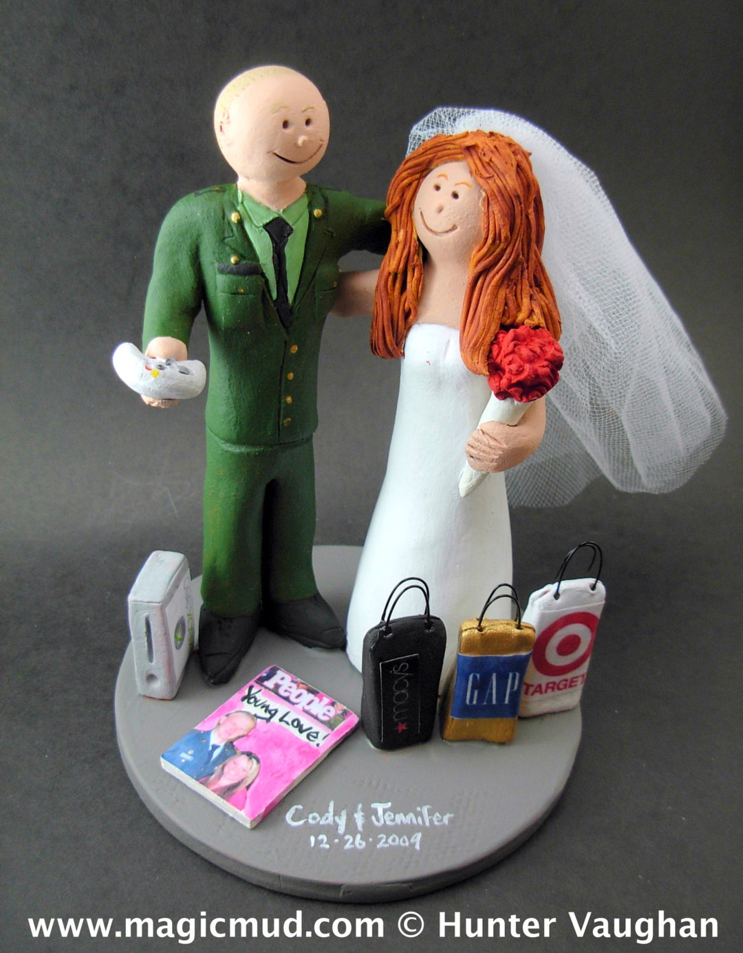 Bald Marine's Wedding Cake Topper, Soldier's Wedding Cake Topper ...