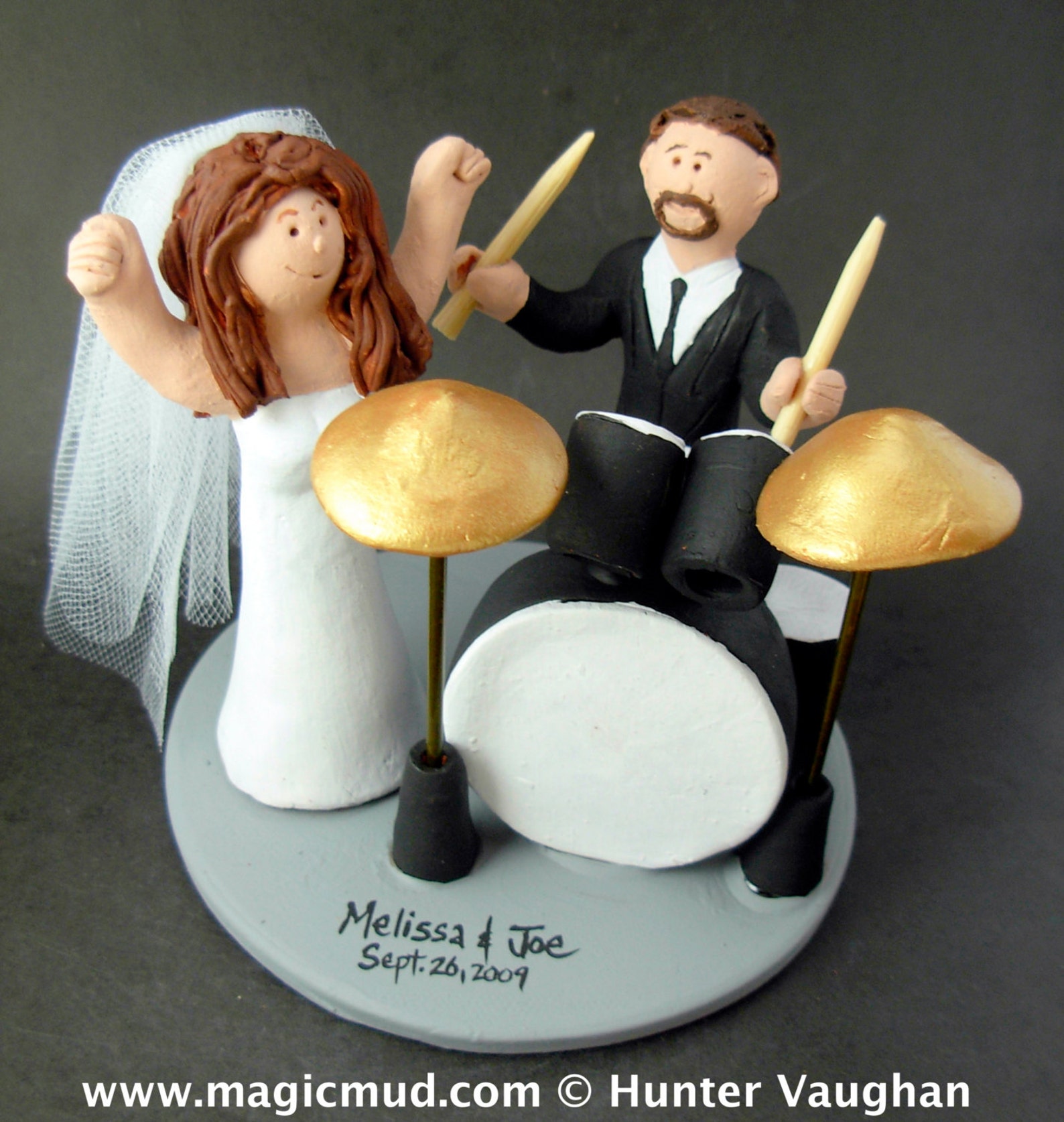 Drummer's Wedding Cake Topper, Drumming Wedding Cake Topper, Sign of ...
