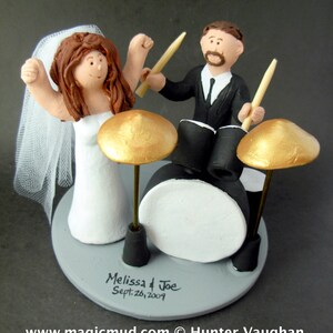 Drummer's Wedding Cake Topper, Drumming Wedding Cake Topper, Sign of ...