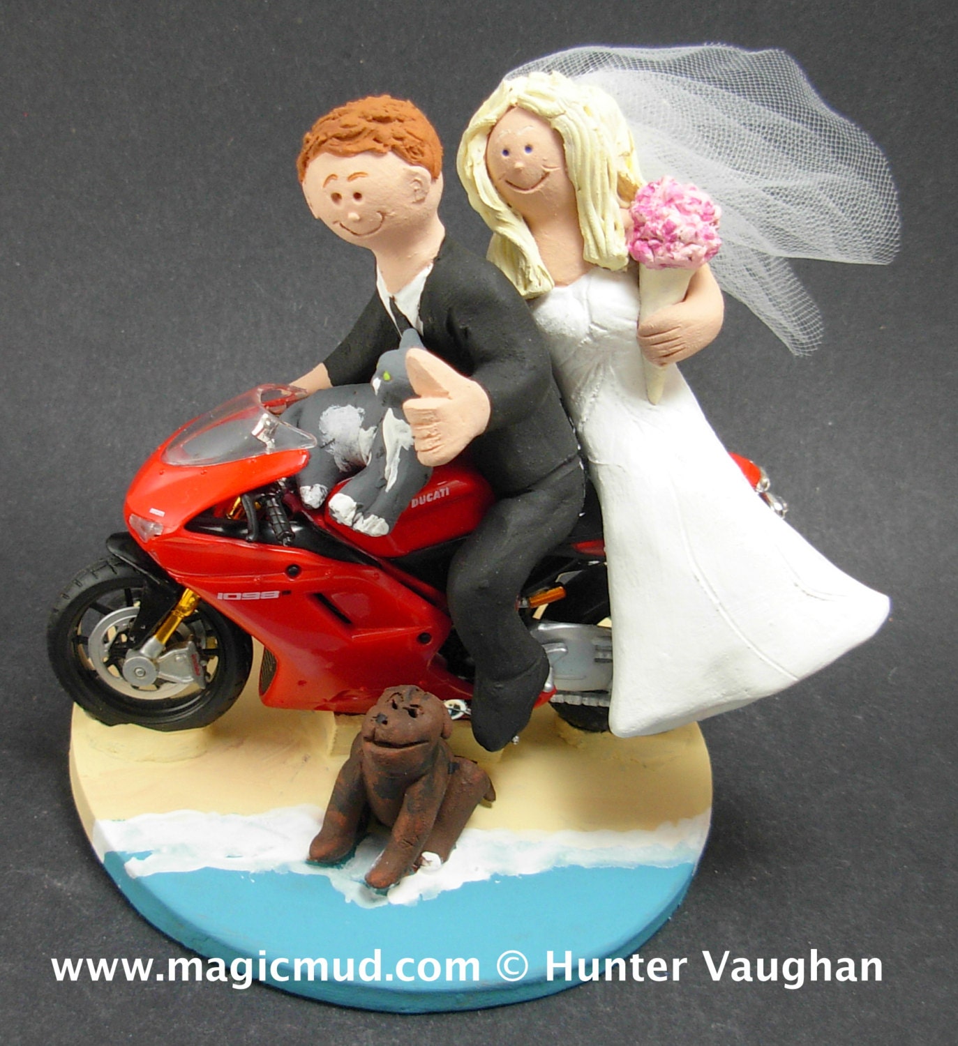 Ducati Sportbike Motorcycle Wedding Cake Topper, Motorcycle Wedding ...