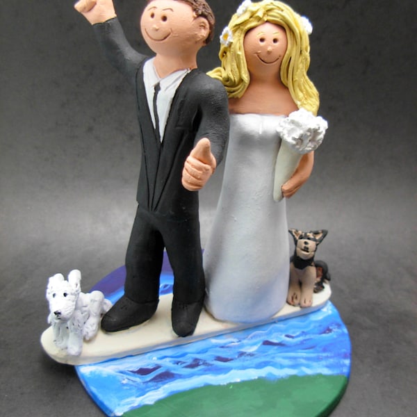 Triathlon Wedding Cake Topper, Marathon Runners Wedding Cake Topper ...