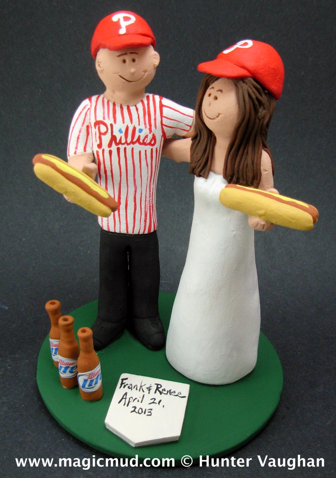 Beer and Hot Dogs Wedding Cake Topper,phillies Wedding Cake Topper ...