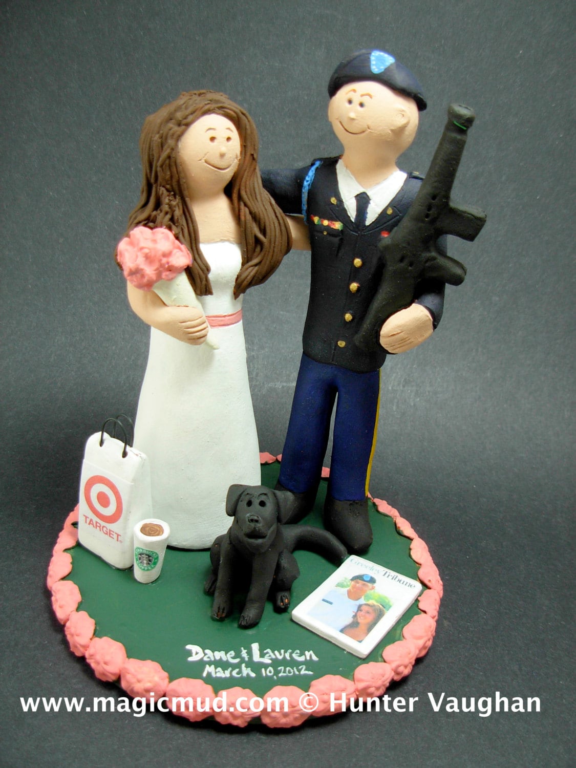 U.S. Air Force Groom in Uniform Wedding Cake Topper, Paratroopers ...