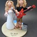 Singing Bride's Wedding Cake Topper, Piano Players Wedding Cake Topper ...