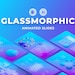 Glassmorphism Powerpoint Template | Animated Infographic Powerpoint ...