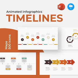Timeline Powerpoint Template Animated Milestone Infographic Slides ...