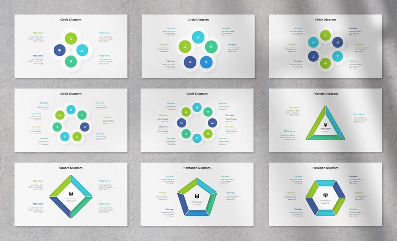 Diagrams Powerpoint Template. Animated Infographic Template ...