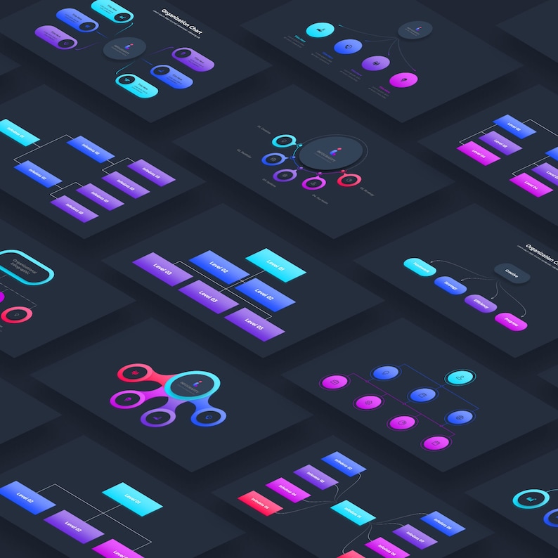 100 Organizational Powerpoint Charts, Animated Hierarchy Powerpoint ...