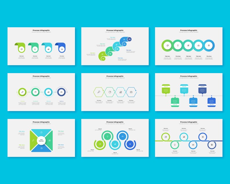 Process Powerpoint Infographic Animated Templates | Business ...