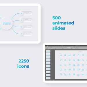 Neumorphic Style Powerpoint Template - Customizable Design With ...