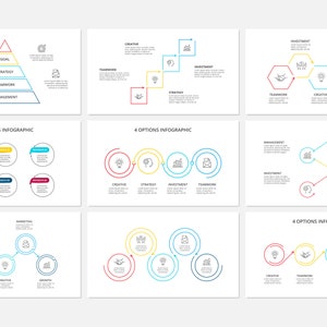 Animated Powerpoint Template | Outline Infographics Powerpoint ...