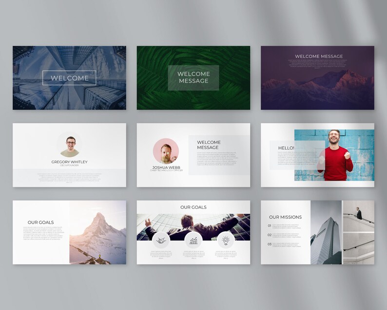 Plantillas de presentación corporativa en PowerPoint / Diapositivas ...